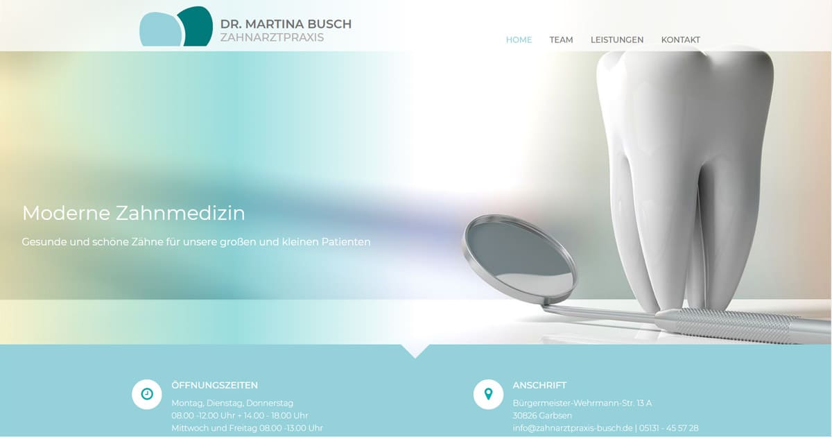 Moderne Zahnmedizin in Frielingen - Dr. Martina Busch